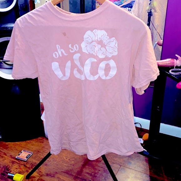 Gildan | Shirts & Tops | Pink Oversized Vsco Girl Tshirt | Poshmark